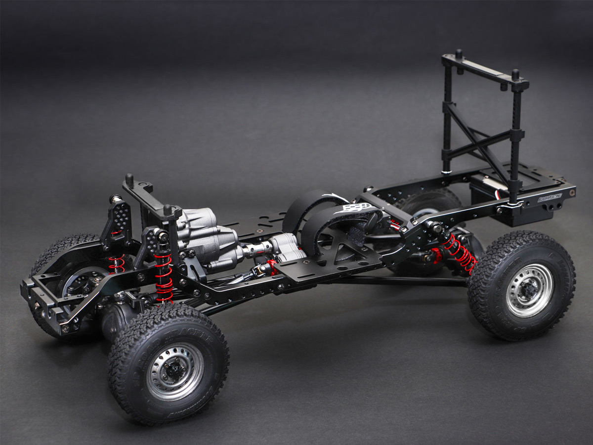 BR8002 Boom Racing KIT 1/10 Radio Control Chassis Kit with LC70 Hard Body