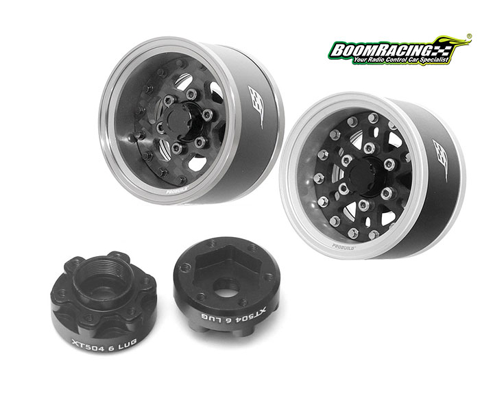 Boom Racing 1.55" Probuild Customizable Beadlock Wheels