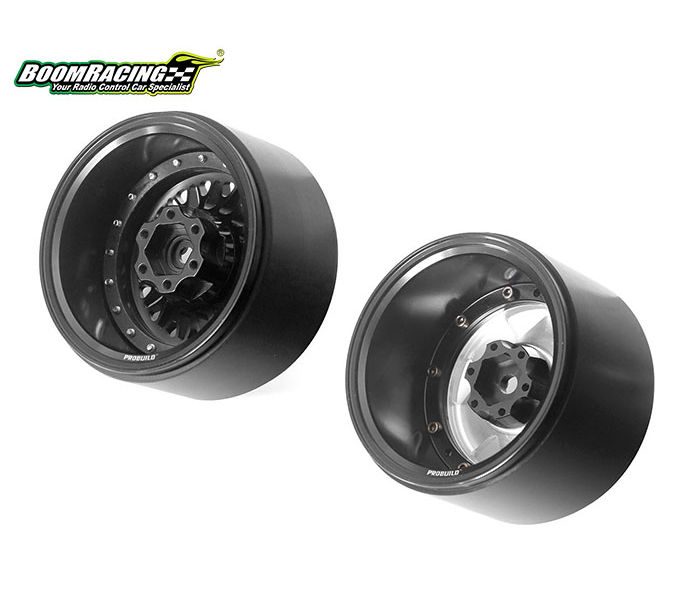 Boom Racing 2.2" ProBuild Customizable Beadlock Wheels
