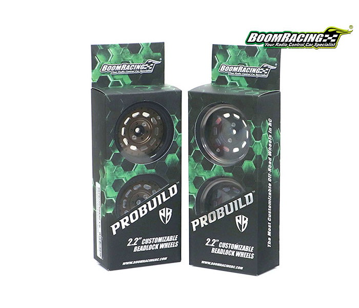 Boom Racing 2.2" ProBuild Customizable Beadlock Wheels