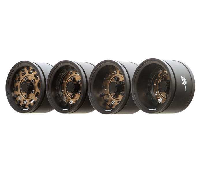 Boom Racing 1.55" Probuild Customizable Beadlock Wheels