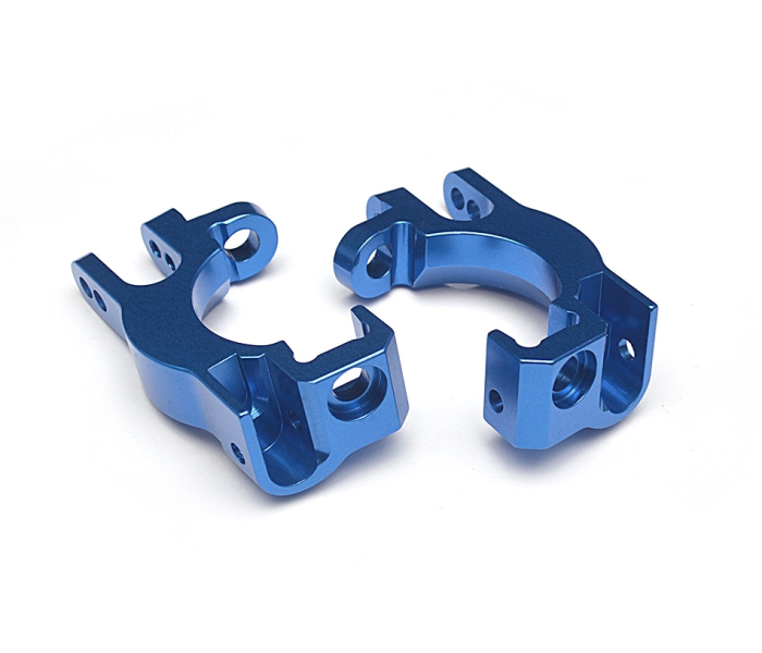 Aluminum Front C-hub - 1 Pair Blue