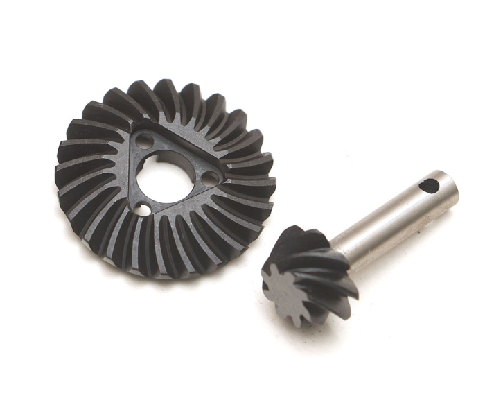 Heavy Duty Keyed Bevel Helical Overdrive Gear 24/8T + Differential ...