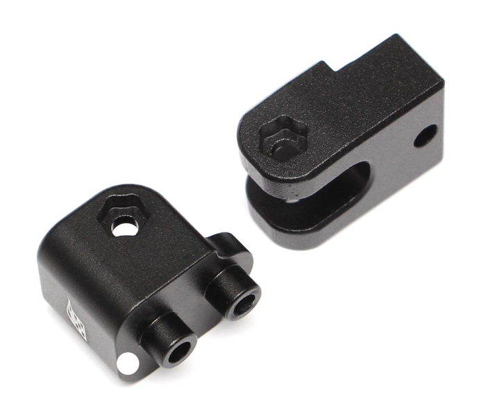 Aluminum Upper & Lower Track Rod Mounts (4) Black