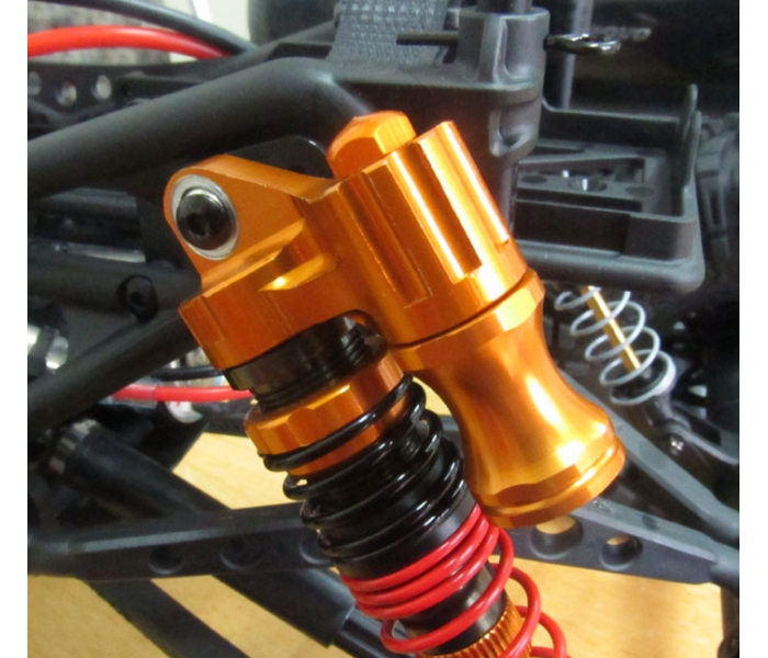 Boomerang™ Type PB Race Ready Aluminum Double Suspension Adjustable Piggyback Shocks 115MM Black