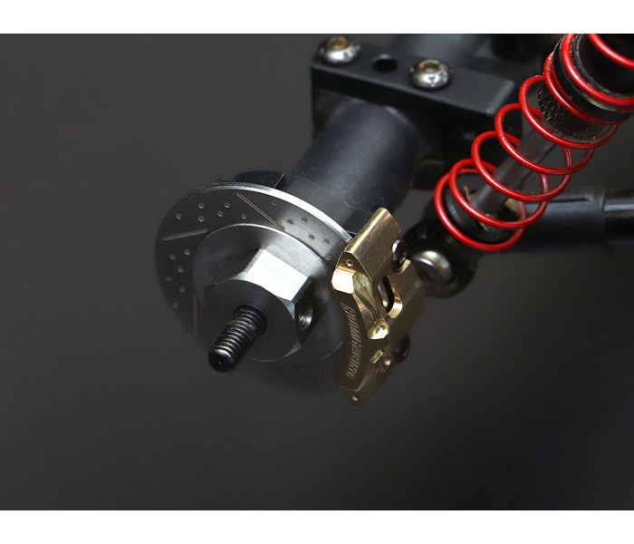 Brass Caliper for Scale Brake Disc Set (2)