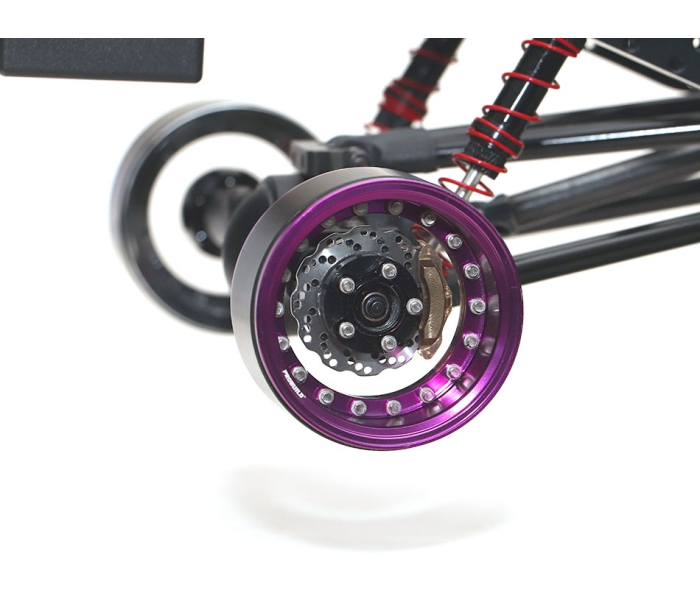 Stainless Steel Wavy Cross Drilled Brake Disc 12mm Hex (2)