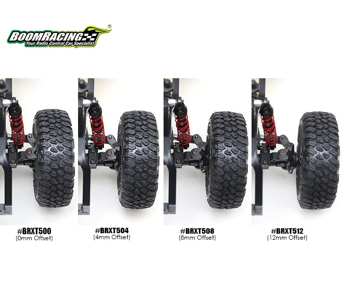 ProBuild™ 1.9" LGB Adjustable Offset Aluminum Beadlock Wheels (2) Flat ...