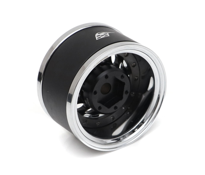 ProBuild™ 1.55" R12 6-Lug Adjustable Offset Aluminum Beadlock Wheels w ...