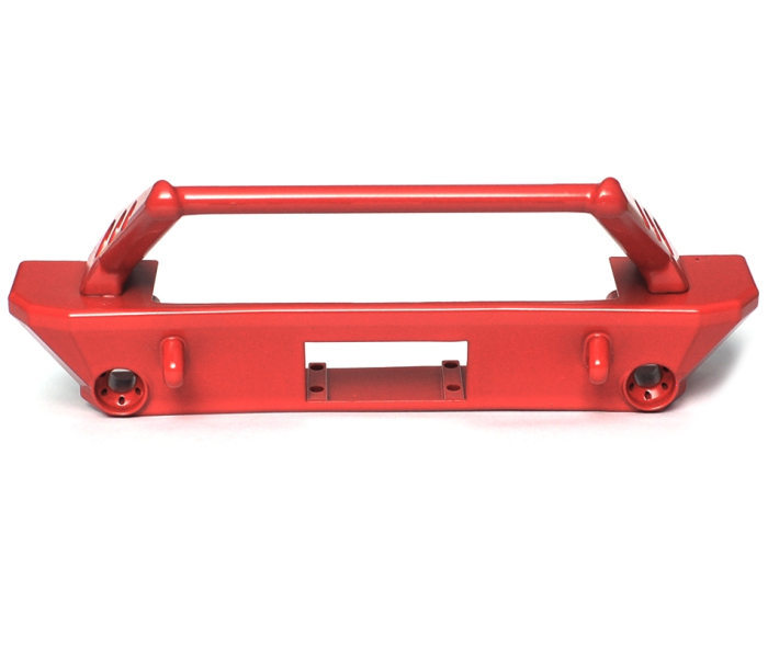 Aluminum Patriot Bumper w/ Winch Mount Red