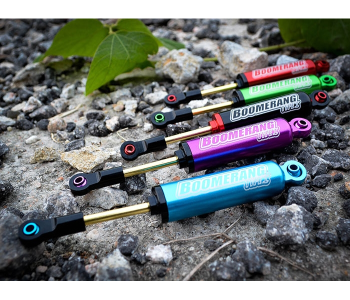 Boomerang™ Type I Aluminum Internal Shocks Set 110MM (2) Blue [OFFICIAL ...