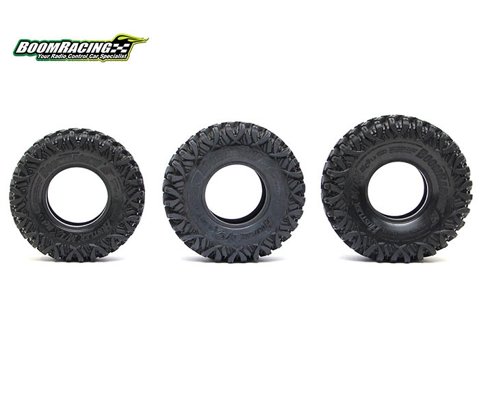 HUSTLER M/T Xtreme 1.9 MC1 Rock Crawling Tires 4.19x1.46 SNAIL SLIME ...