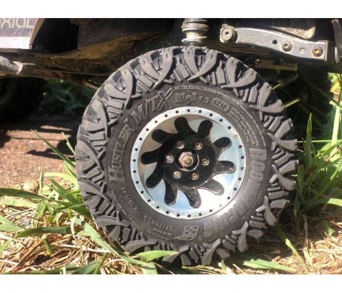HUSTLER M/T Xtreme 1.9 MC1 Rock Crawling Tires 4.19x1.46 SNAIL SLIME ...