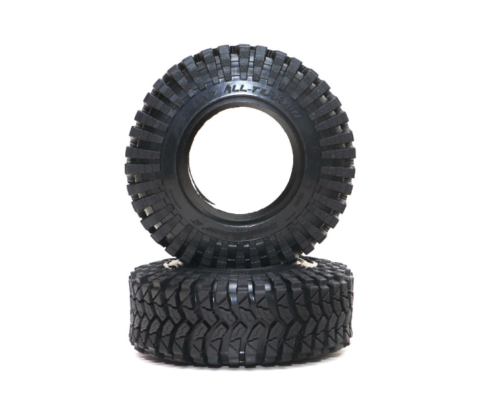 1.9" TPD All-Terrain Crawler Tire Gekko BLACK 3.82"x1.3" (97x33mm) w ...