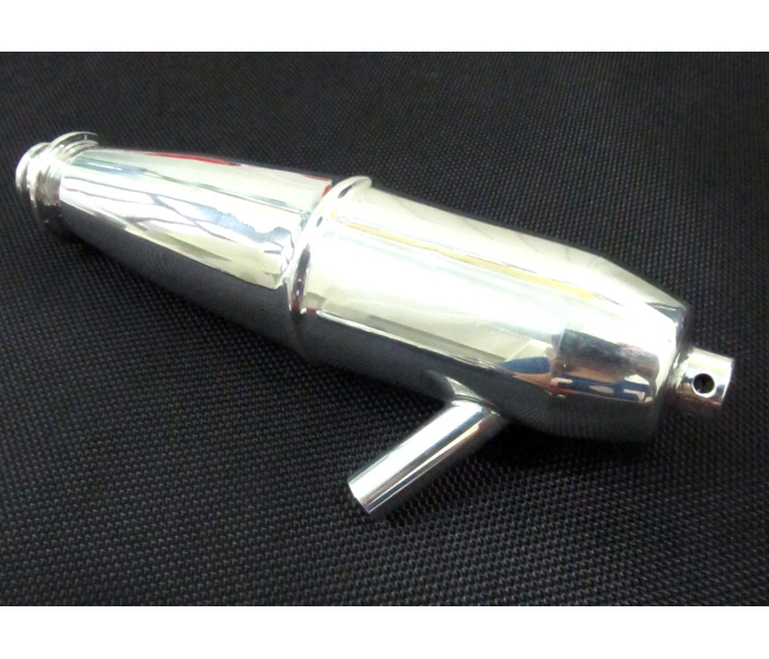 High Power Tune Pipe Set For 1/8 Buggy & Truck - Silver
