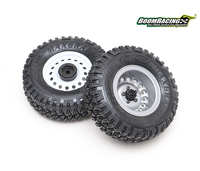 1.9" 16-Hole Classic Steelie Reversible Beadlock Wheel w/ XT504 Hub ...