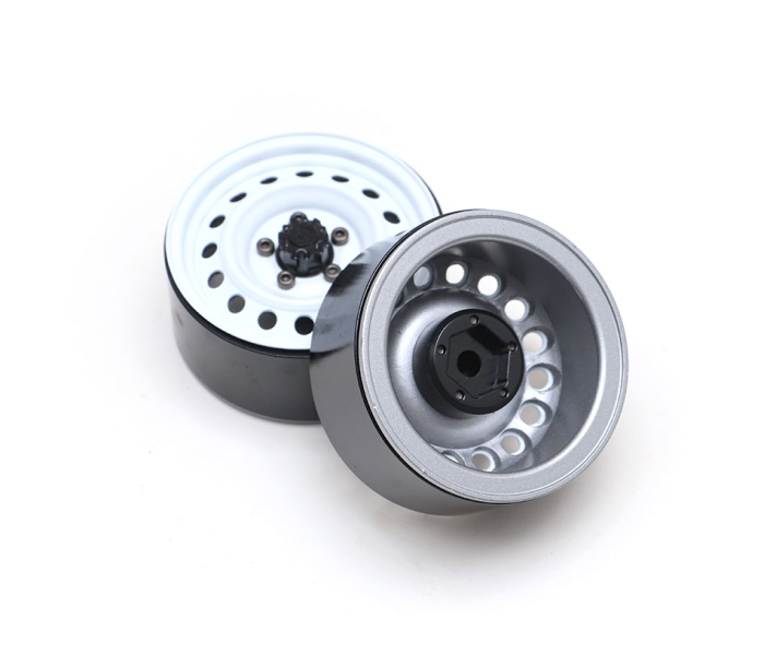 1.9" 16-Hole Classic Steelie Reversible Beadlock Wheel w/ XT504 Hub ...