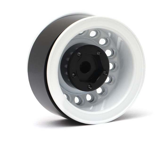 1.55" 16-Hole Classic Steelie Reversible Beadlock Wheels (Rear) w ...