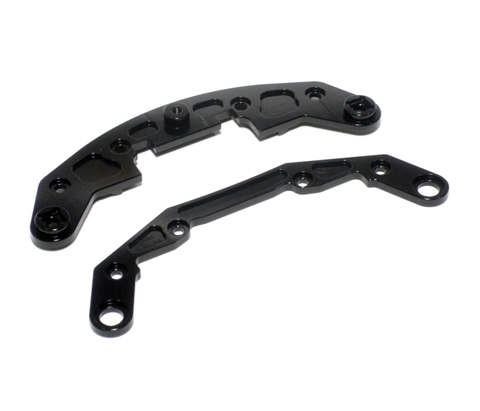 Aluminum Front Upper & Lower Bumper Black