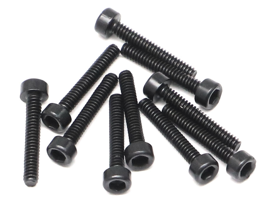 M1.6x10mm Socket Cap Screw 12.9 Grade Nickel Plated Screws (10)