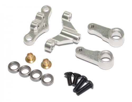 Shop Aluminum Steering Assembly With Bearing - 1 Set Silver ...