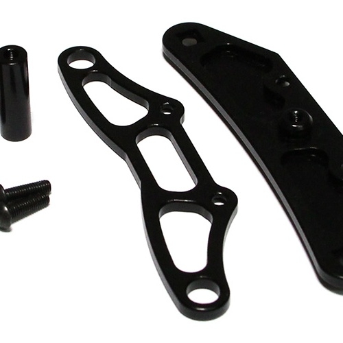 Shop Aluminum Front Upper & Lower Bumper - 1 Set Black | BoomRacing.com