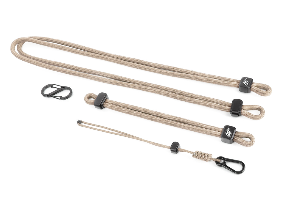 Shop Remote Strap Set for Neck & Wrist (USA Cords) Tan | BoomRacing.com