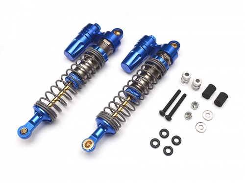 Shop Boomerang™ Type E Aluminum Piggyback Shocks 107mm (2) Blue ...