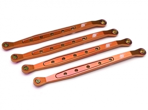Shop Aluminum Chassis Linkage (4) Orange | BoomRacing.com