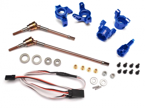 Shop 4WS Conversion Set Blue | BoomRacing.com