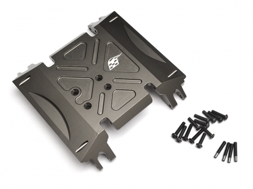 Shop Aluminum Skid Plate Gun Metal | BoomRacing.com