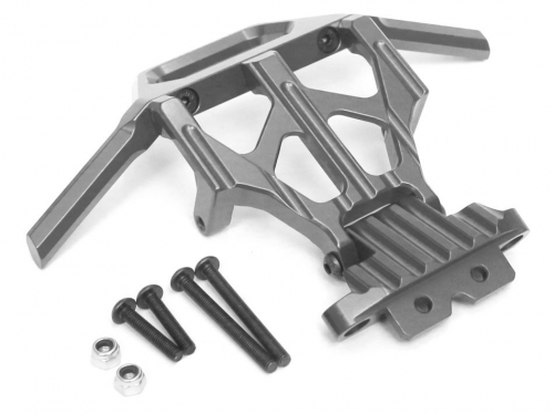 Shop Aluminum Front Bumper Set - 1 set Gun Metal | BoomRacing.com