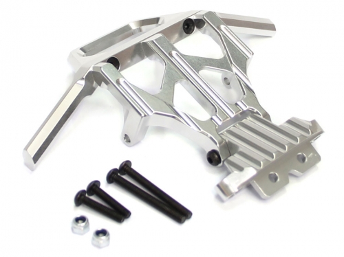 Shop Aluminum Front Bumper Set - 1 set Silver | BoomRacing.com