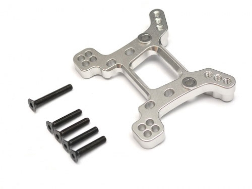 Shop Aluminum Shock Tower- 1 Set Silver | BoomRacing.com
