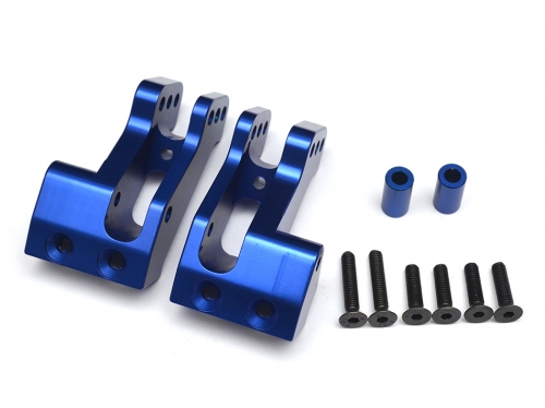 Shop Aluminum Rear 4 Link Mounts - 1 Pair Blue | BoomRacing.com