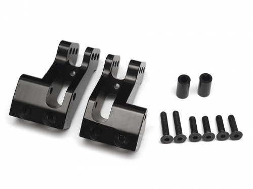 Shop Aluminum Rear 4 Link Mounts - 1 Pair Black | BoomRacing.com
