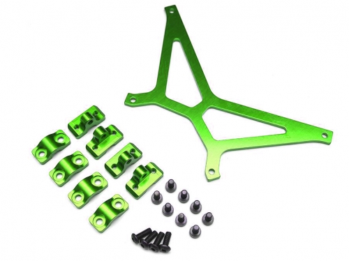 Shop Aluminum Battery Holder Strap - 1 Pc Green | BoomRacing.com