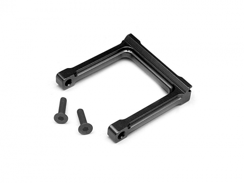 Aluminum Front Bumper Mount (1) for Kyosho Optima 2016 Black