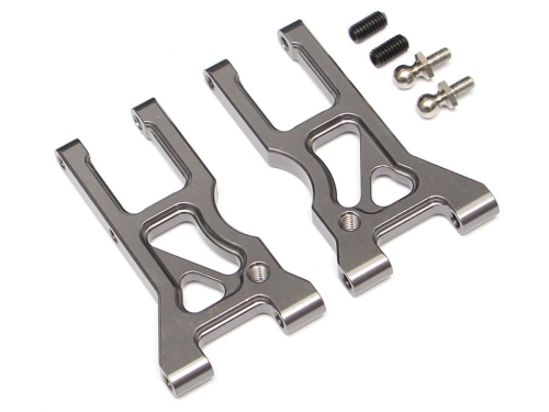 Shop Aluminum Front Suspension Arm (2) Gun Metal | BoomRacing.com