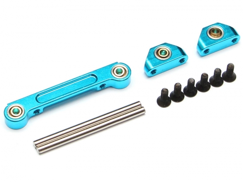 Shop Aluminum Rear Suspension Arm Mount Set Light Blue | BoomRacing.com