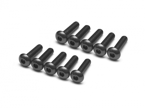 Shop Aluminum 7075 M3x12 Hex Socket Button Head Screws Bolts (10) Black ...