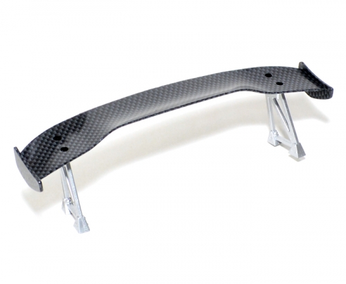 Shop 1/10th Scale CF Rear Spoiler Wing W/ Stands (#00448) | BoomRacing.com