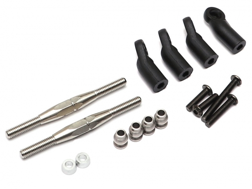 Shop Stainless Steel Drag Link & Panhard Link Set w/ BADASS Rod Ends (2 ...