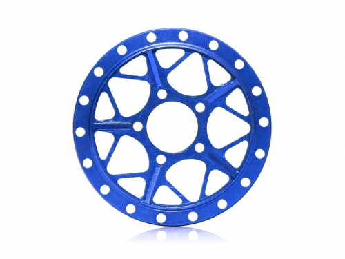 Shop ProBuild™ 1.9" Alum LGB Faceplate (1) Blue | BoomRacing.com