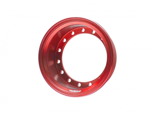 Shop ProBuild™ 1.55" Alum 16.5mm Wheel Barrel (1) Red | BoomRacing.com