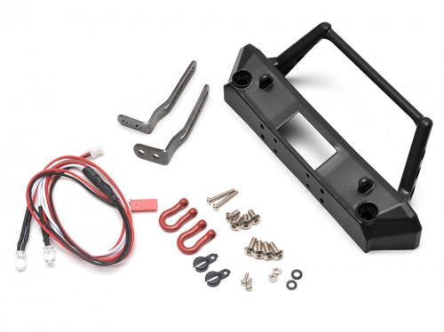 Shop Aluminum Patriot Bumper w/ Winch Mount Black | BoomRacing.com