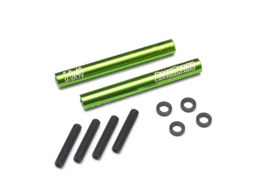 Shop Threaded Aluminum Link Pipe Rod 5x40mm (2) w/ Set Screws & Delrin ...