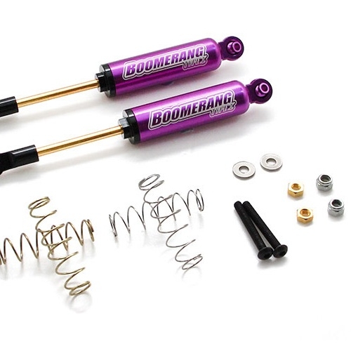 Shop Boomerang™ Type I Aluminum Internal Shocks Set 110MM (2) Purple ...