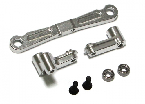 Shop Aluminium Sterring Set - 1 Set Silver | BoomRacing.com