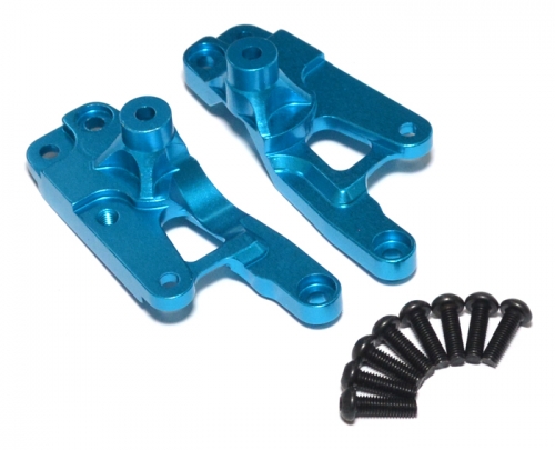 Shop Aluminium Front Upper Plate - 1 Pc Blue | BoomRacing.com